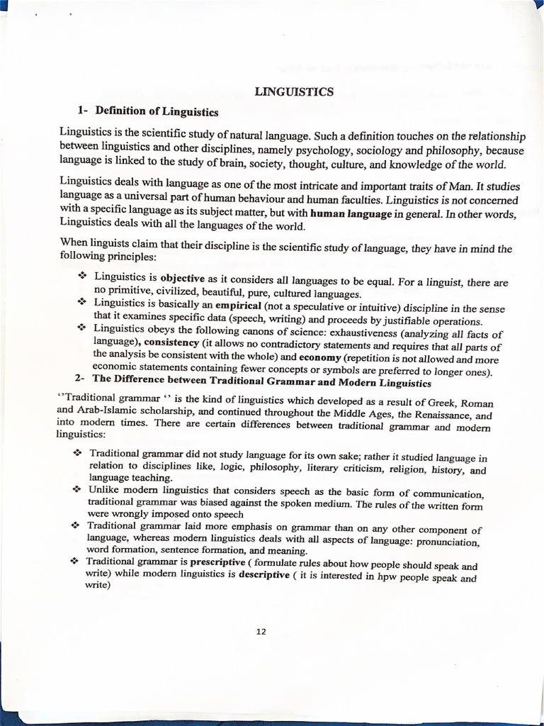 Linguistics | PDF