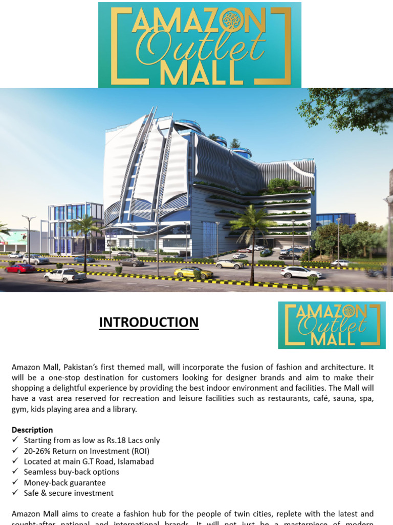 Amazon Outlet Mall Presentation | PDF