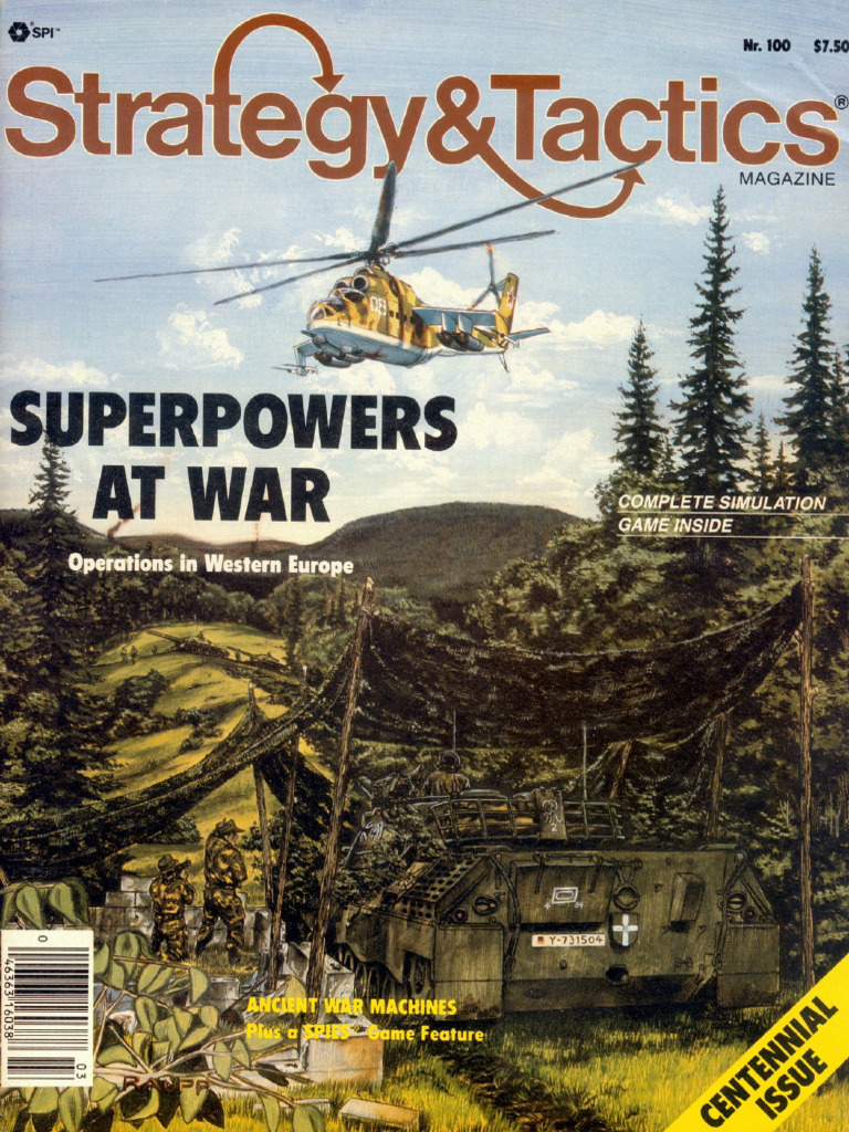 SPI - Strategy & Tactics 100 Superpowers at War | PDF