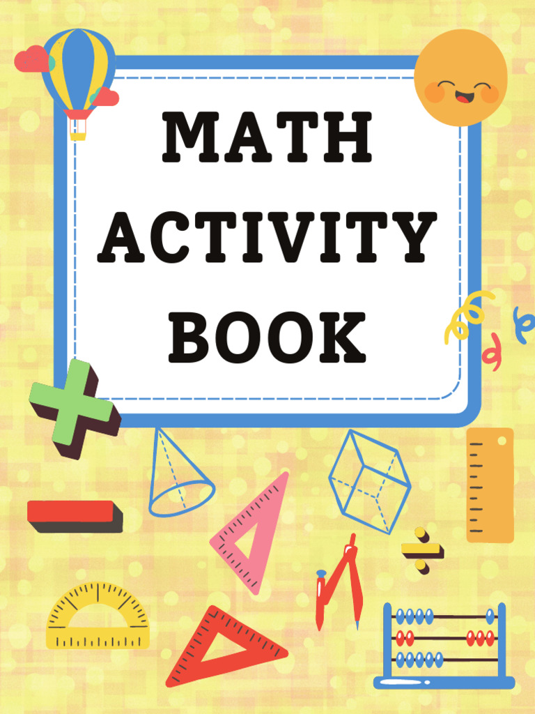 Math Activity Book For Kids | PDF | Shape