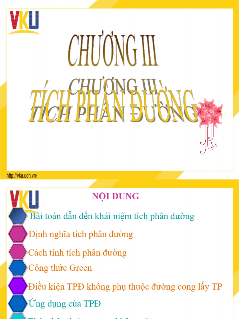 Slide chuong III - Tich phan duong | PDF