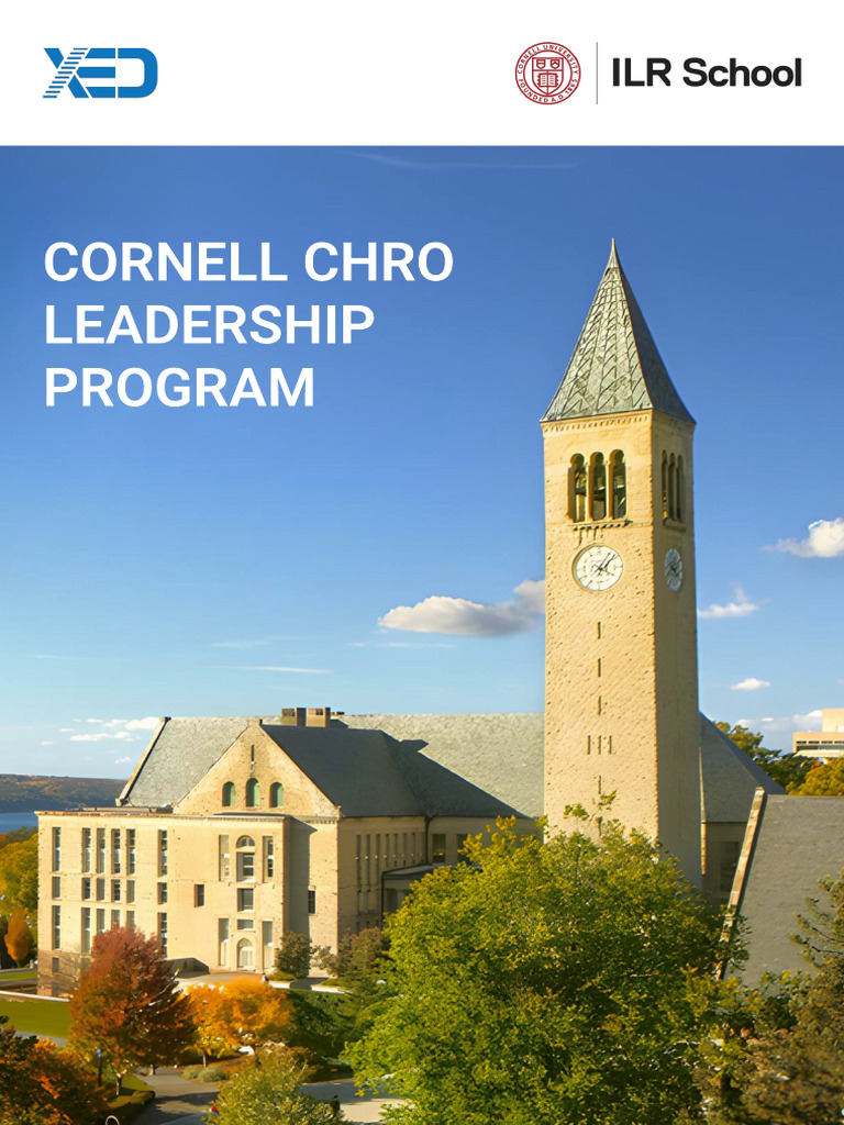 Cornell CHRO Leadership Program Brochure | PDF | Analytics | Leadership Cornell CHRO Leadership Program Brochure | PDF | Analytics | Leadership
