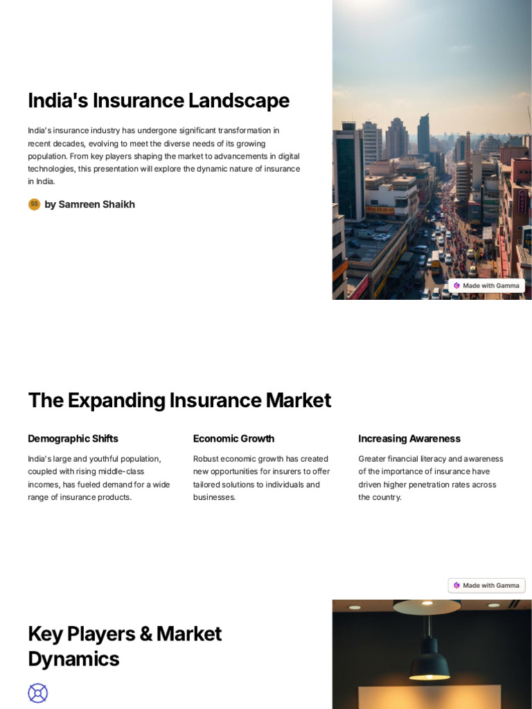 India's Evolving Insurance Landscape | PDF | Insurance | Analytics