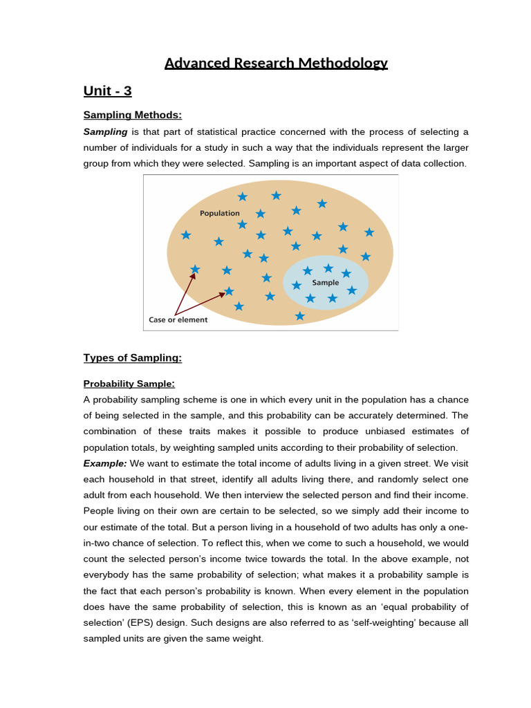 ARM - Units 3 & 4 | PDF | Sampling (Statistics) | Hypothesis