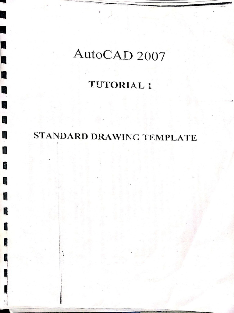 AutoCAD Handout | PDF