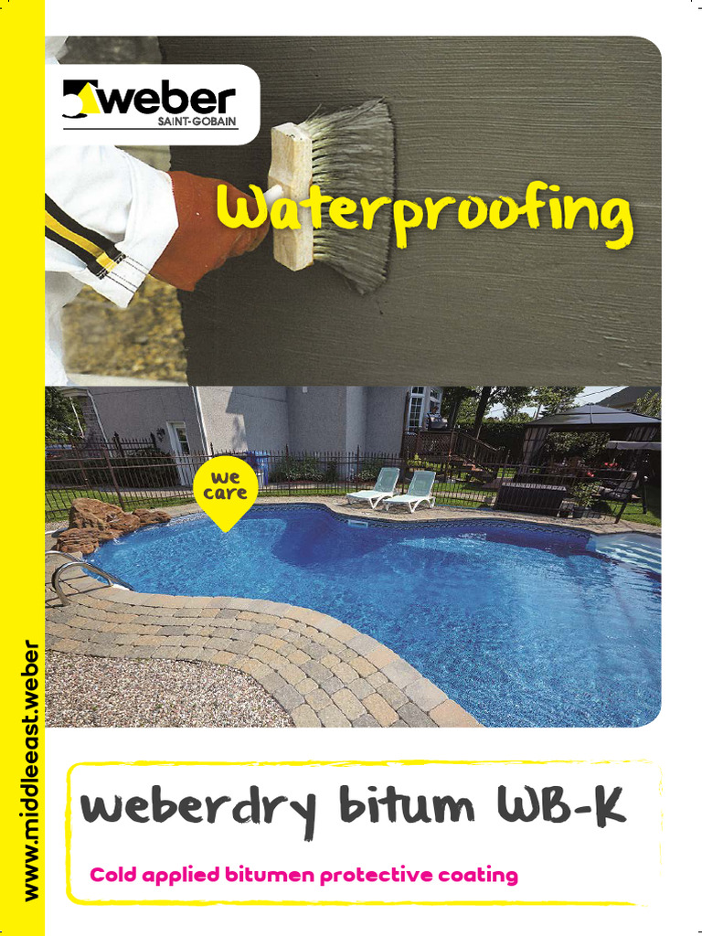Technical Submittal - Weberdry Bitum WB-K | PDF | Concrete | Coating
