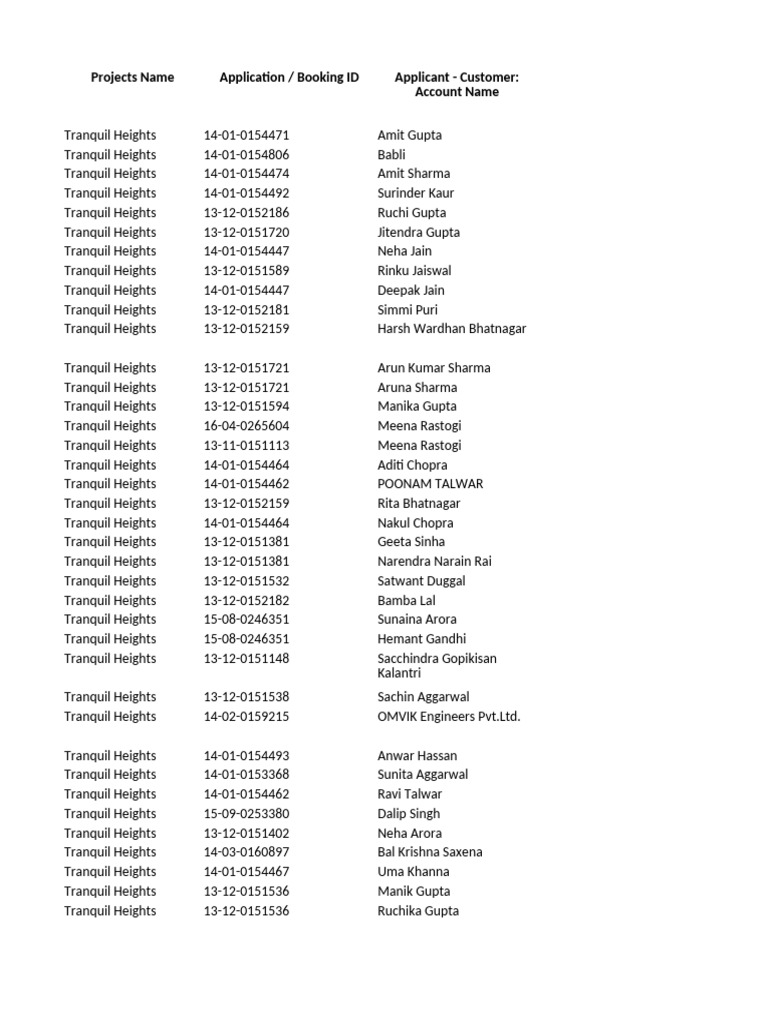 Tranquil Heights | PDF