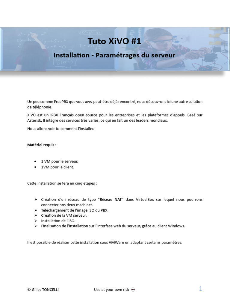 Tuto - XiVO - Installation | PDF | Serveur (Informatique) | VMware