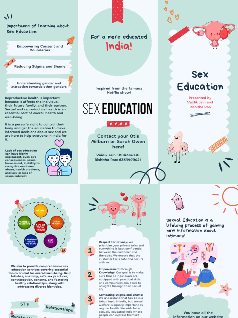 Sex Education Brochure Pdf Sex Education Behavioural Sciences