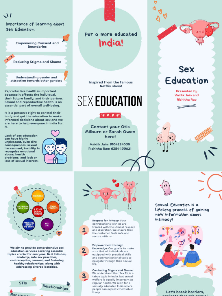 Sex Education Brochure (1) | PDF | Sex Education | Human Sexuality