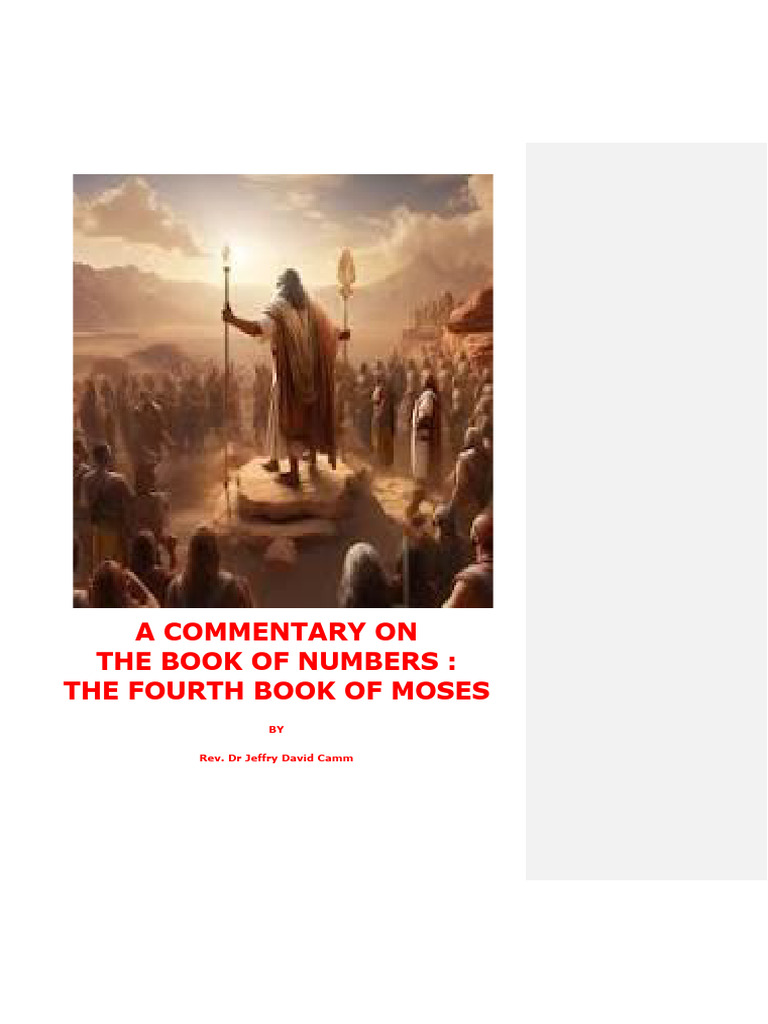Commentary On The Book of Numbers | PDF | Aaron | Book Of Numbers