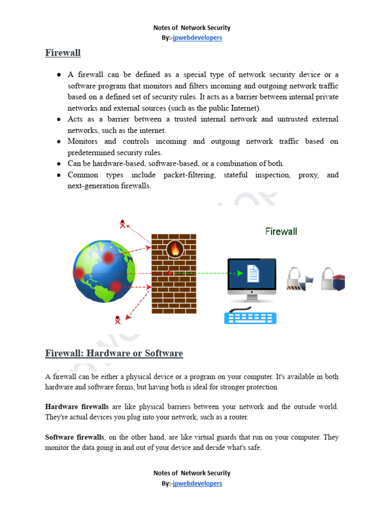Firewall | PDF | Firewall (Computing) | Computer Network