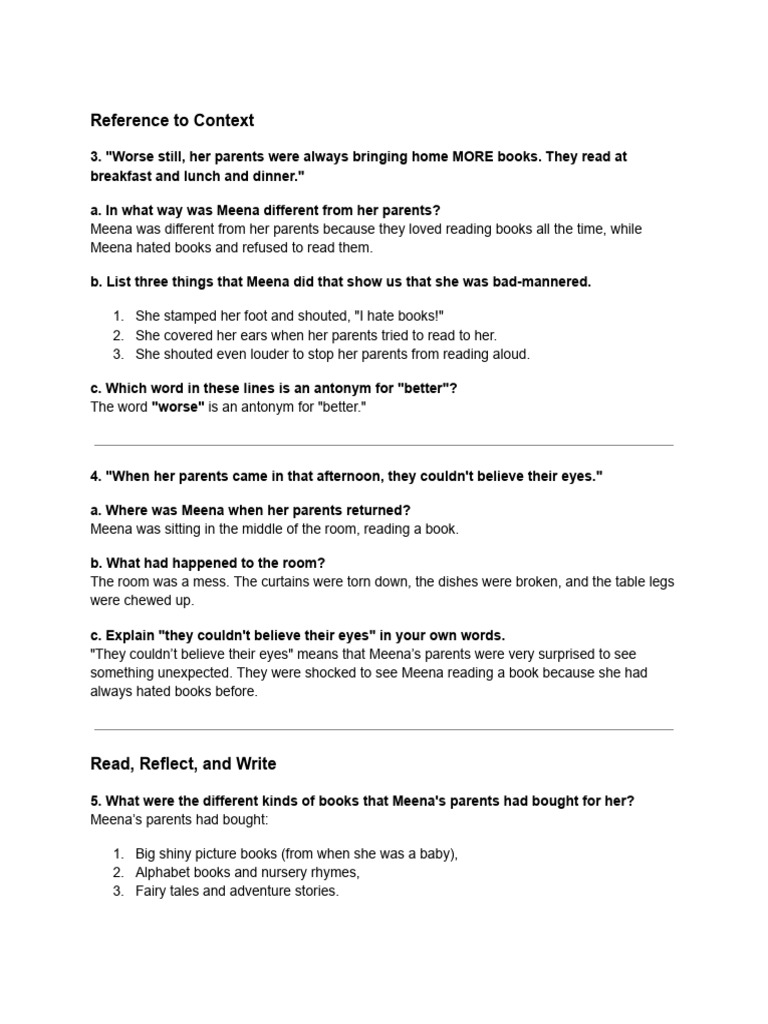 The Girl Who Hated Books | PDF