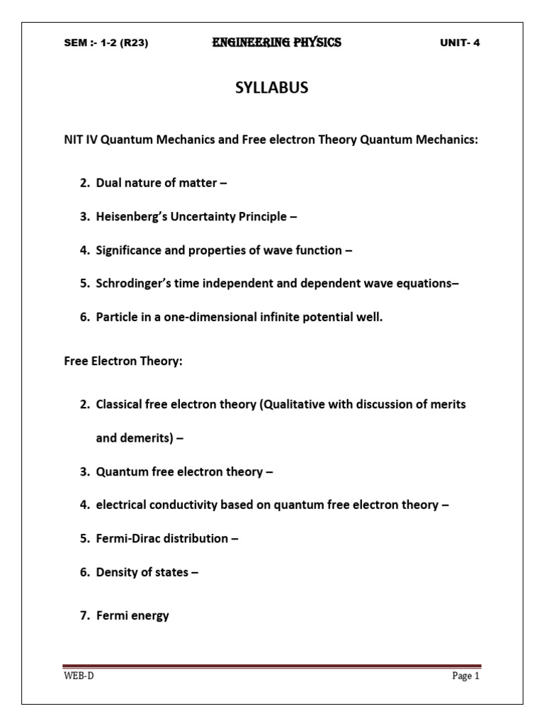 EP UNIT-4 | PDF | Photoelectric Effect | Quantum Mechanics