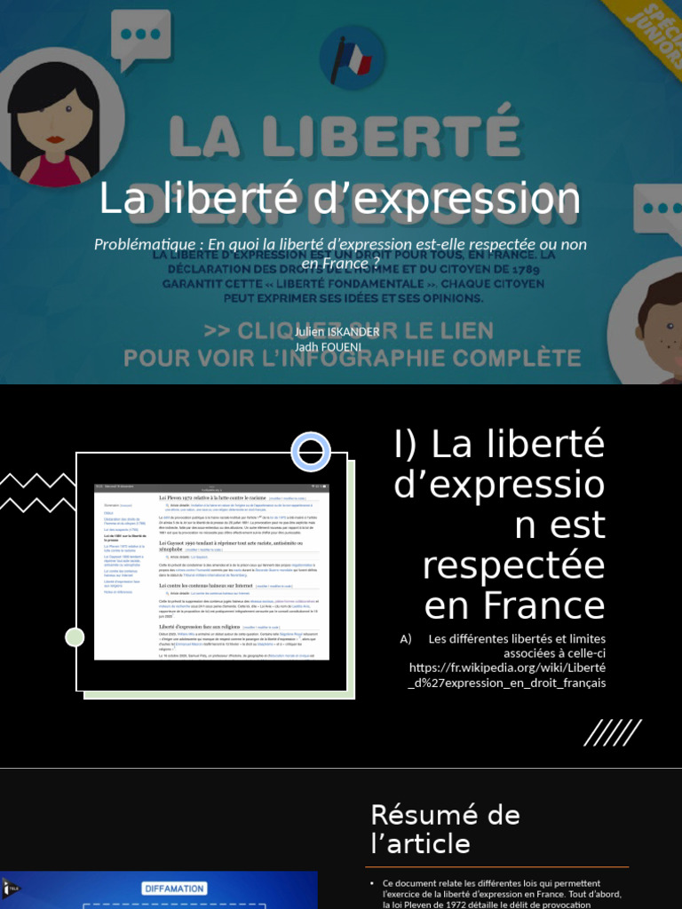 La Liberte d’Expression | PDF | Liberté d'expression | Discours de haine