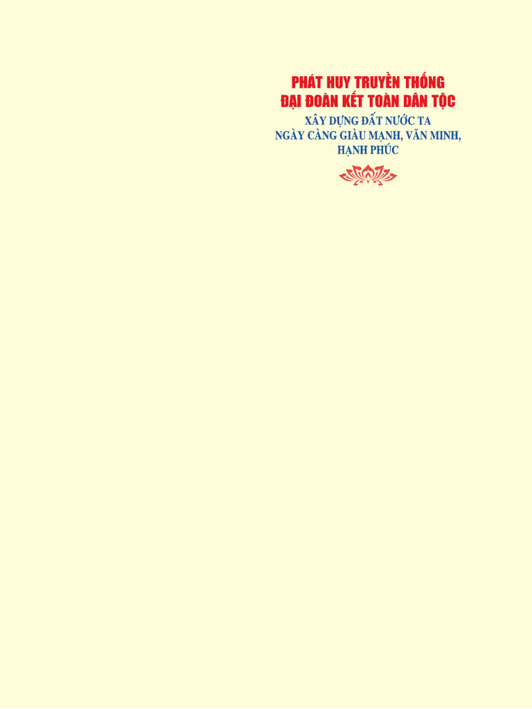 Phat Huy Truyen Thong Dai Doan Ket | PDF