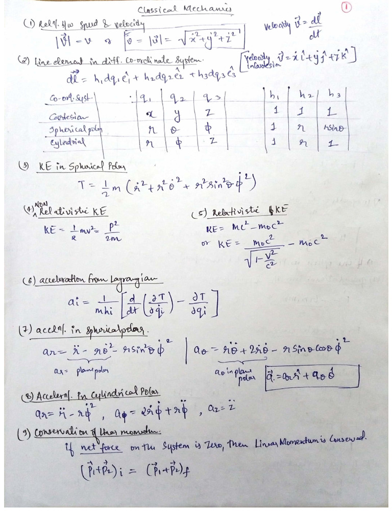 Classical Mechanics | PDF