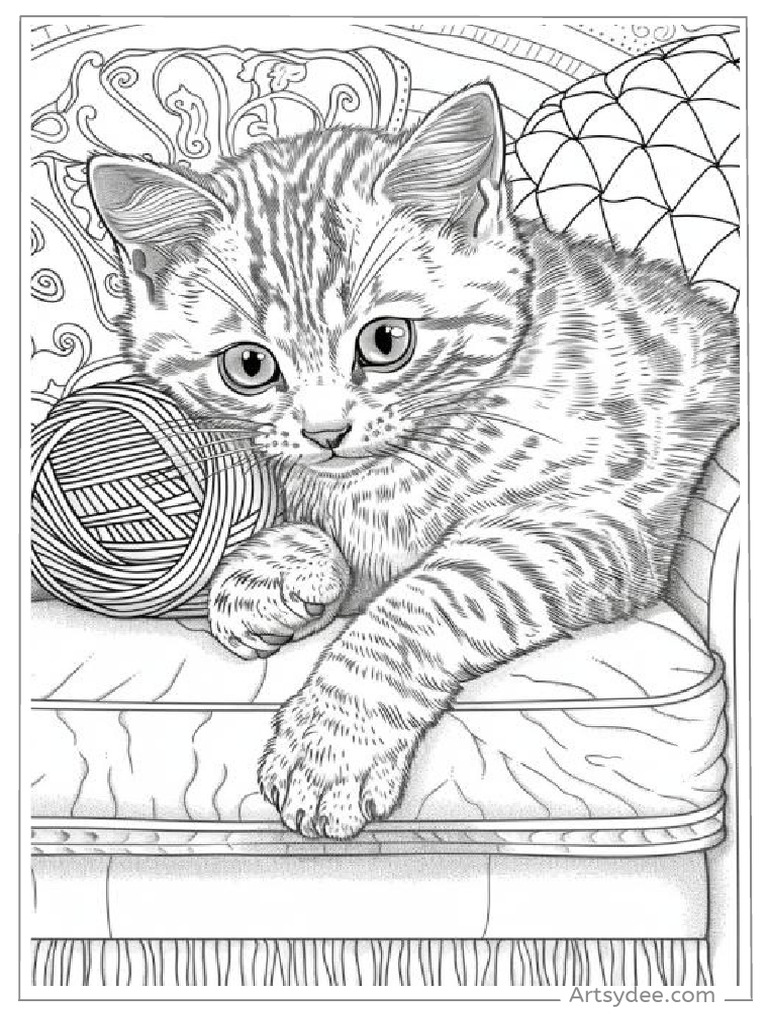 Cat Coloring Pages | PDF