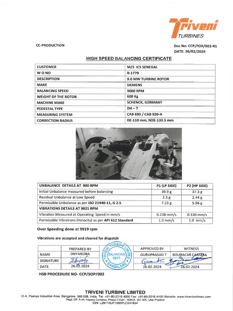 Ics Senegal R-1779 HSB Report | PDF