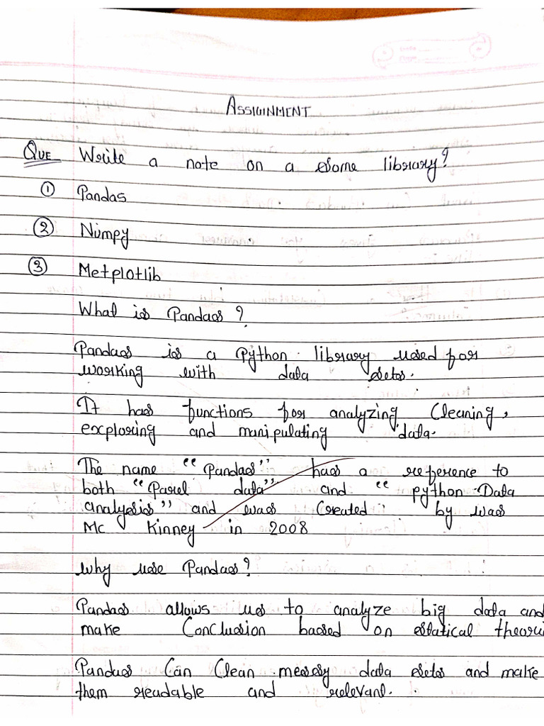 Assignment of PR | PDF