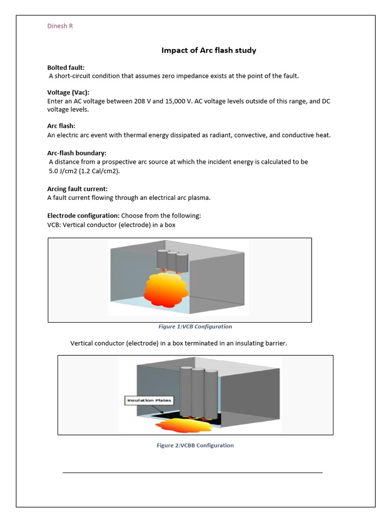 Impact of Arc Flash Study | PDF | Electric Arc | Electrical Engineering