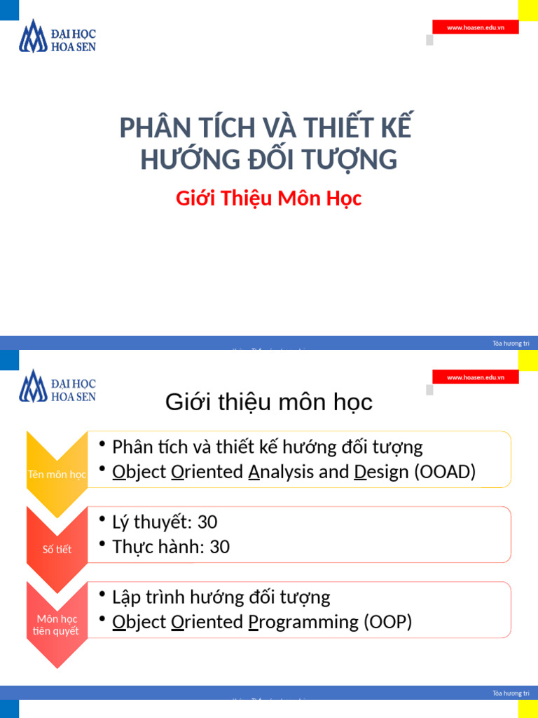 OOAD@Lecture 01_Introduction (2) | PDF