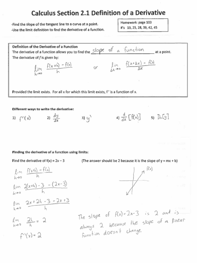 2.1 Definition of Derivative Notes | PDF