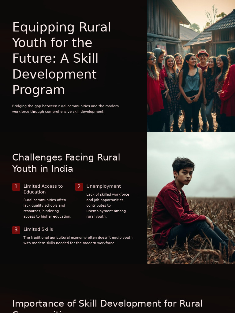 Mentorship for Rural Youth Skills | PDF | Mentorship | Poverty Reduction