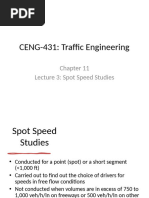 Spot Speed Study Lab | PDF | Percentile | Traffic