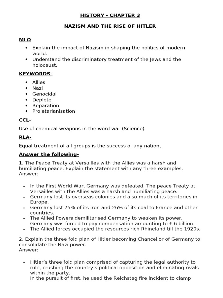 Enabling Act and Hitler's Rise | PDF | Nazi Germany | Weimar Republic