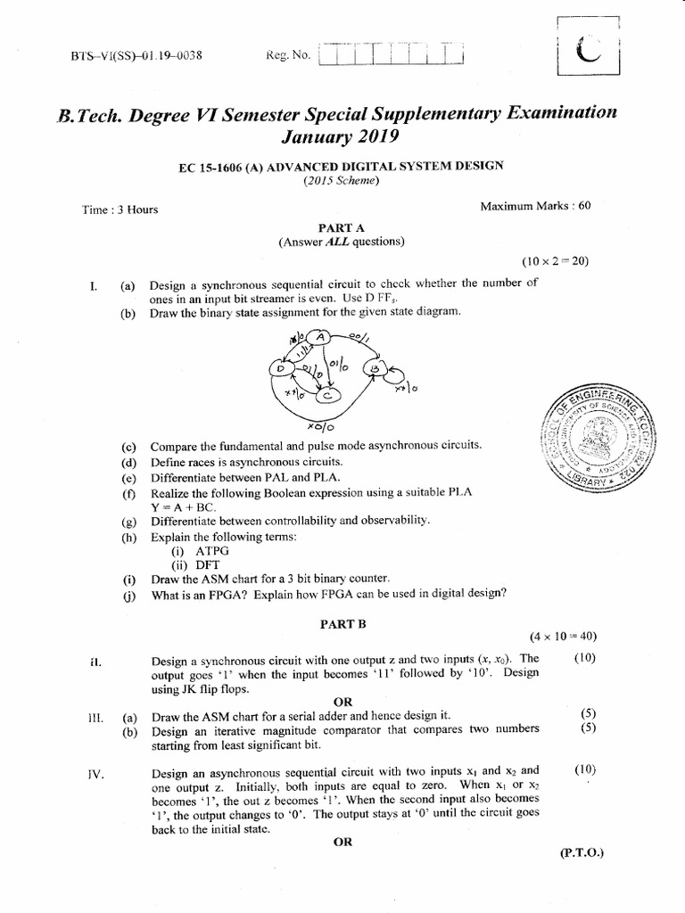 Advanced Digital System Design 2019 Jan (2015 Ad) | PDF | Computer ... Advanced Digital System Design 2019 Jan (2015 Ad) | PDF | Computer ...
