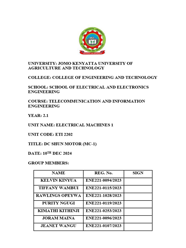 Speed Control of DC Shunt Motors | PDF | Electric Motor | Direct Current