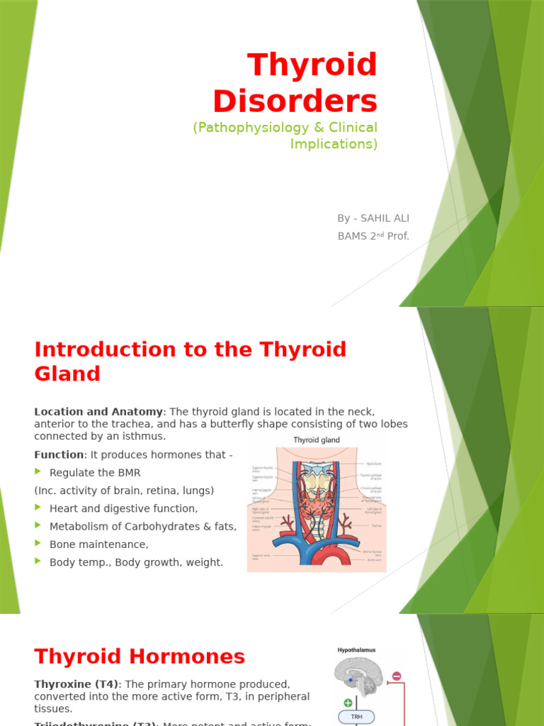 THYROID DISORDERS. | PDF | Thyroid | Thyroid Stimulating Hormone