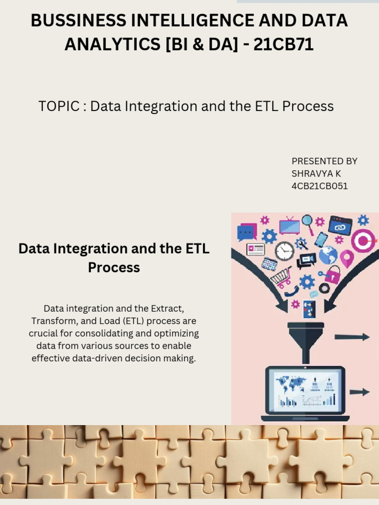 Data Integration and The ETL Process | PDF | Databases | Information Technology