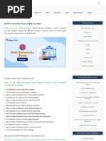 DU Previous Year Question Papers | PDF