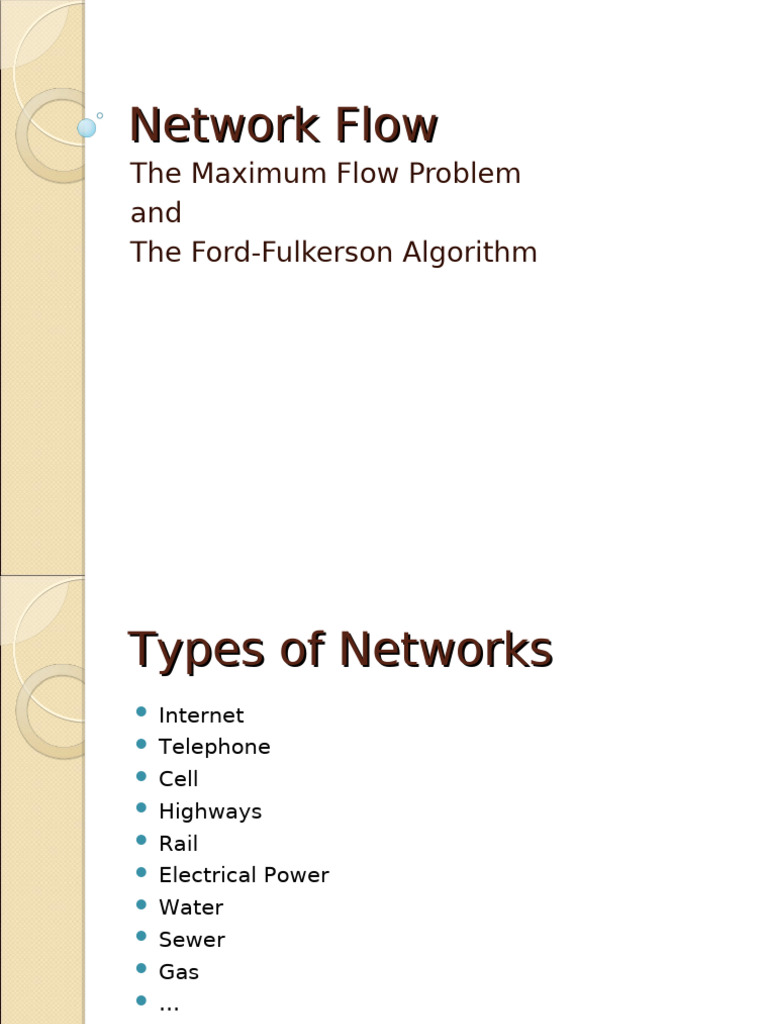 NetworkFlow - Maxi Flow | PDF | Theoretical Computer Science | Mathematical Relations