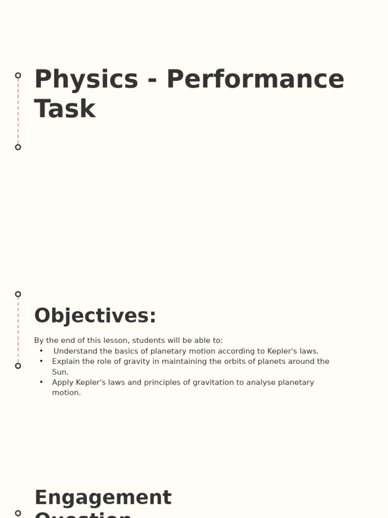Physics - Performance Task | PDF
