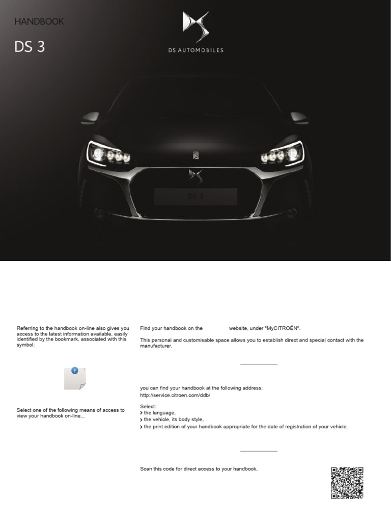 DS3 Owners Manual - Compressed | PDF | Lighting | Fuel Economy In Automobiles