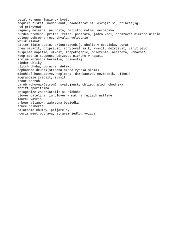 anglicke slovicka | PDF