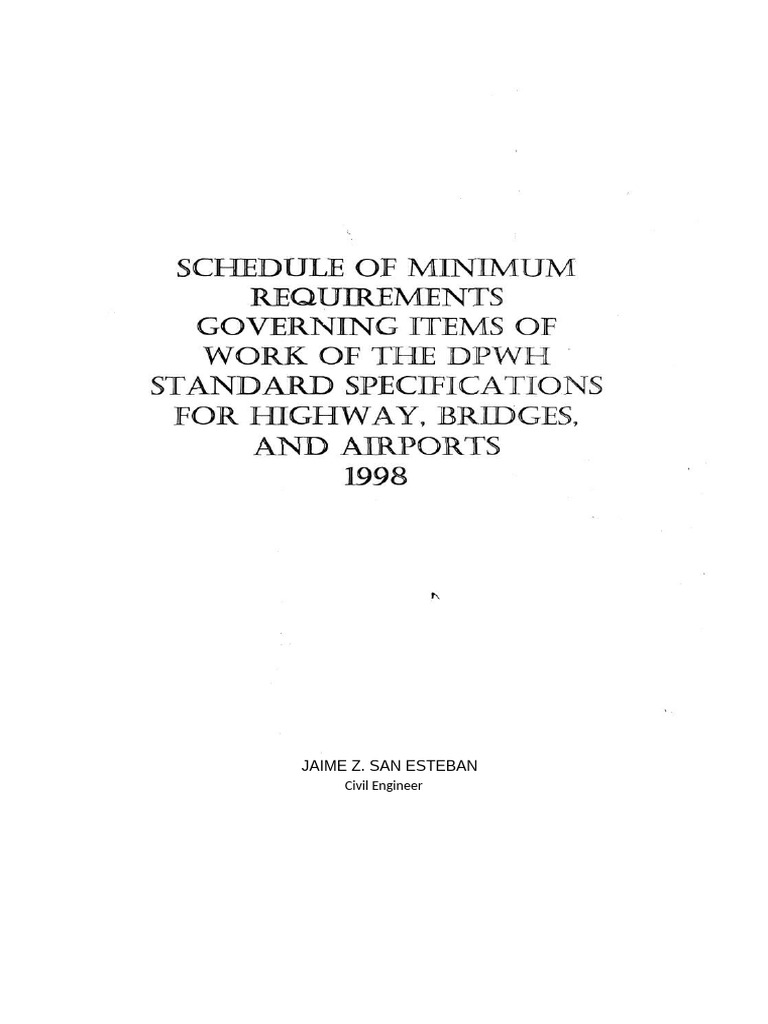 Minimum Testing Requirements | PDF