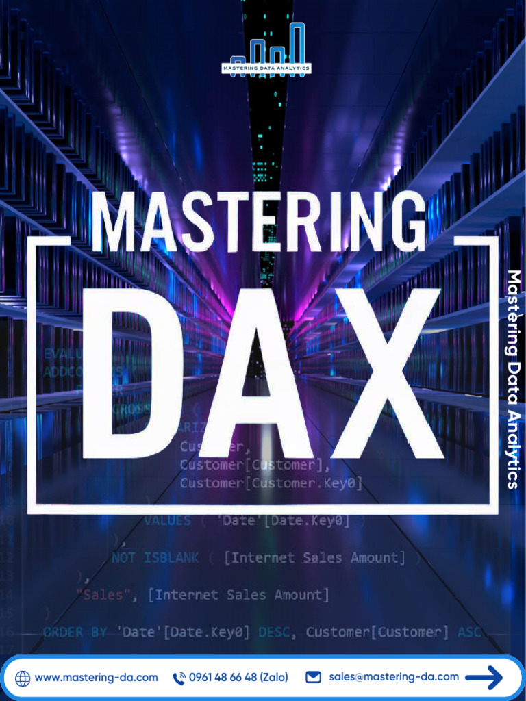 MDA - Mastering DAX | PDF | Function (Mathematics) | Syntax