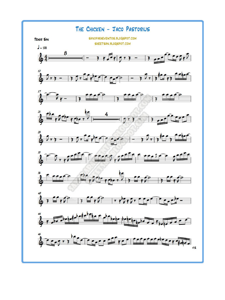 Chicken Jaco Pastorius | PDF