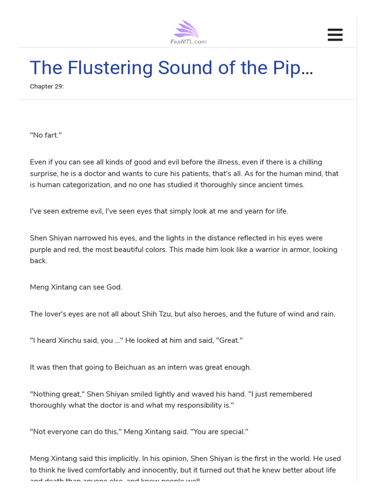 The Flustering Sound of The Pipa From The Hallway - Chapter 29 | PDF