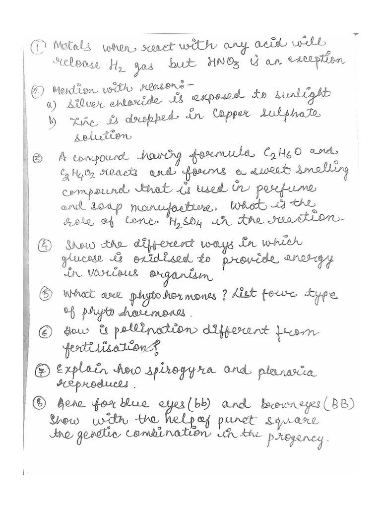 Science, X | PDF