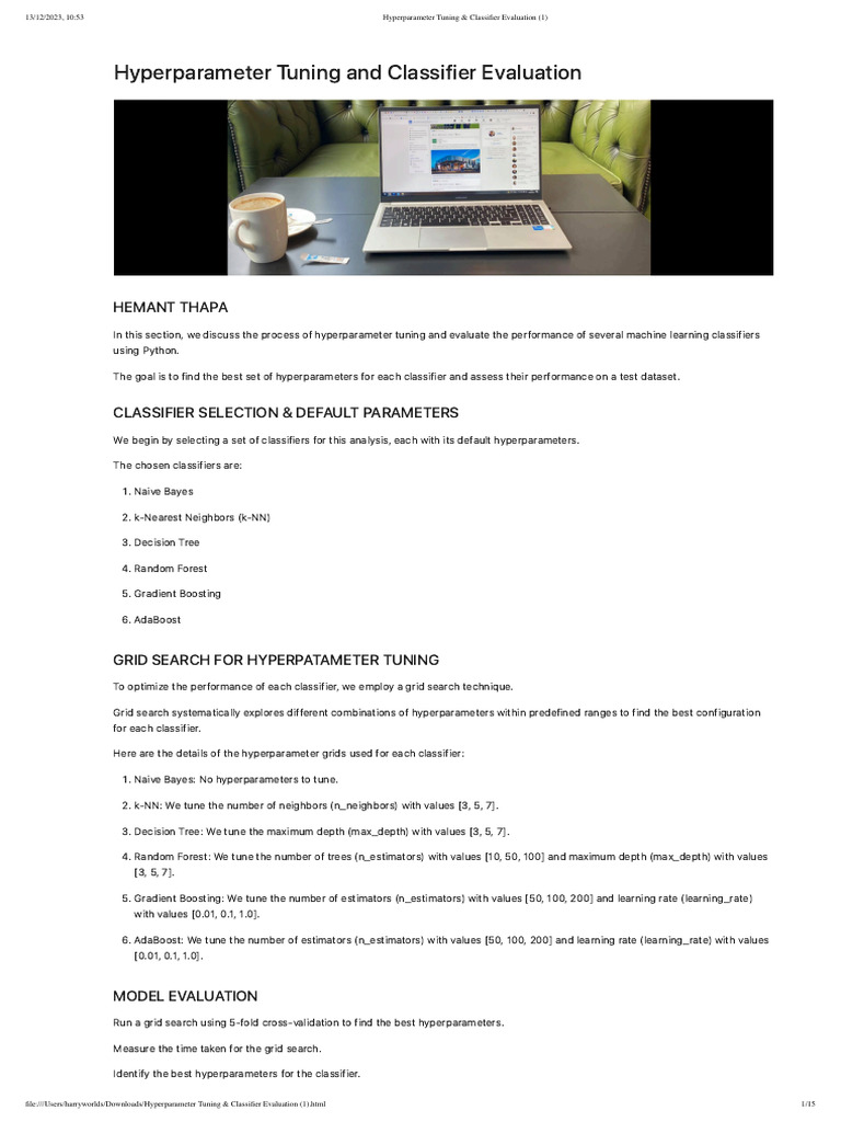 Hyperparameter_Tuning_and_Classifier_Evaluation_1730943018 | PDF ... Hyperparameter_Tuning_and_Classifier_Evaluation_1730943018 | PDF ...