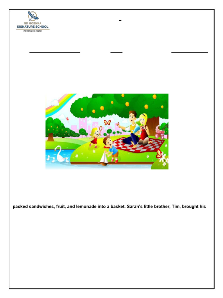 Holiday Reading Comprehension Exercise | PDF