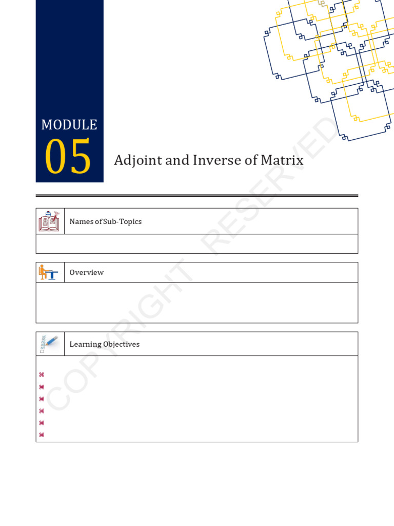 BBA Business Mathematics 05 PDF | PDF | Matrix (Mathematics) | Determinant