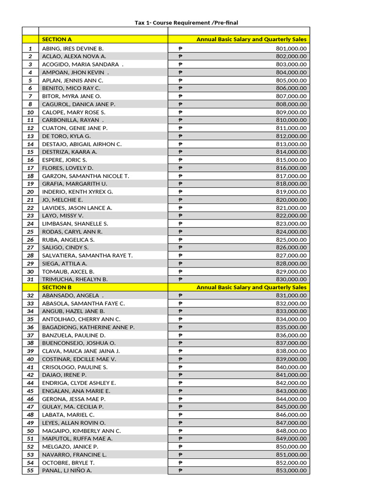 2023 Tax Forms and Salary Overview | PDF | Tax Deduction | Income Statement