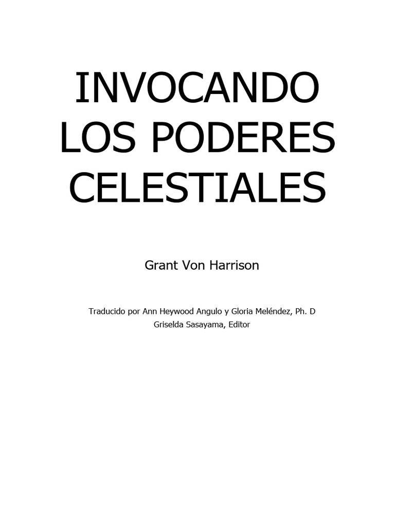 Invocando Los Poderes S: Celestiale | PDF | Fe | Motivación