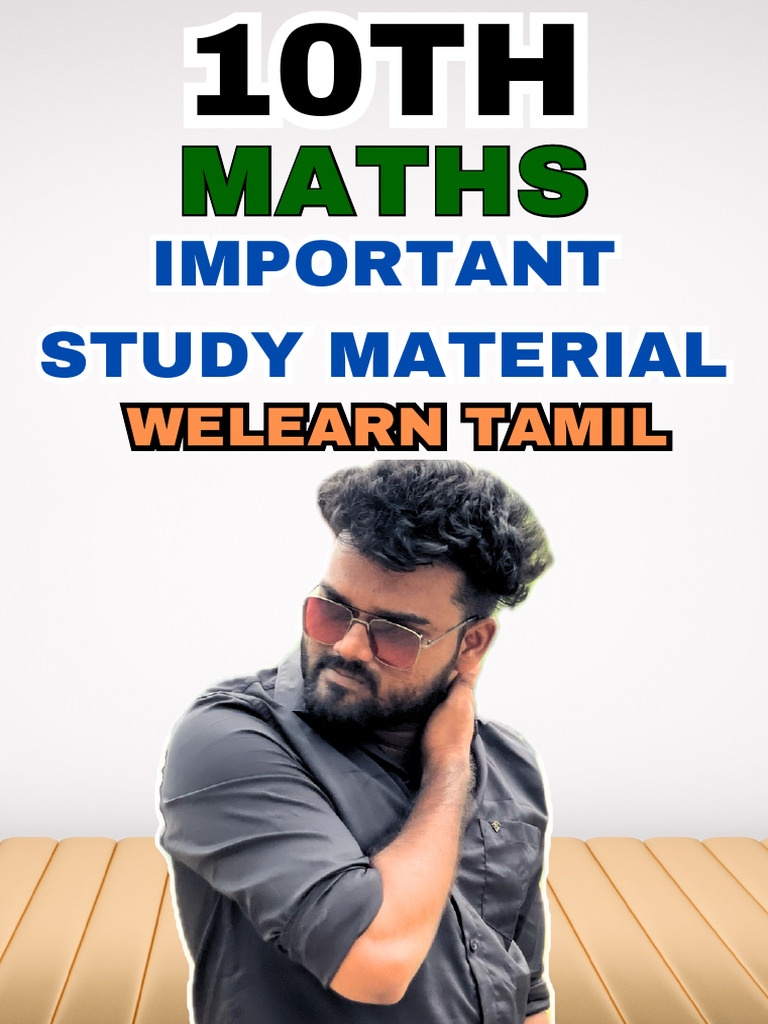 10th Class Maths Study Material PDF | PDF | Circle | Speed